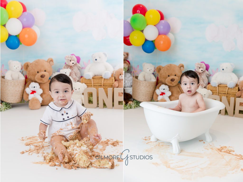 Teddy Bear Cake Smash - Gilmore Studios | Orange County, CA Gilbert, AZ ...