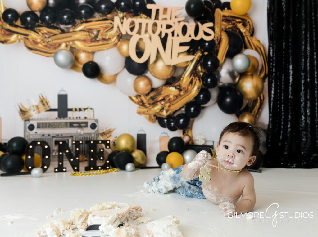 Biggie Smalls and the Sweet Symphony: The Notorious ONE's Cake Smash ...