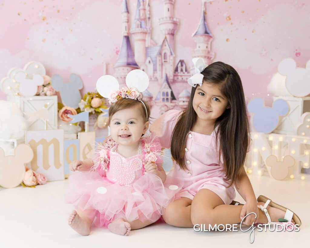 Disneyland Princess Cake Smash - First Birthday - Gilmore Studios ...