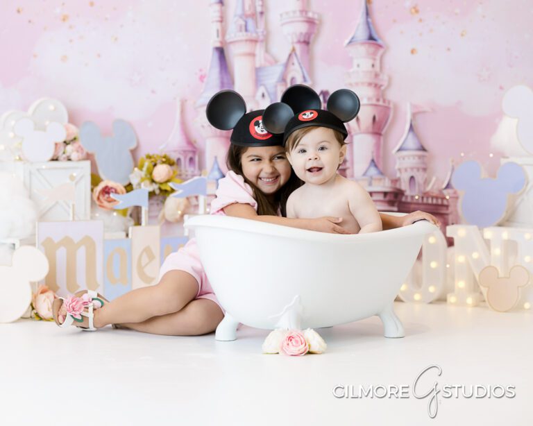 Disneyland Princess Cake Smash - First Birthday - Gilmore Studios ...