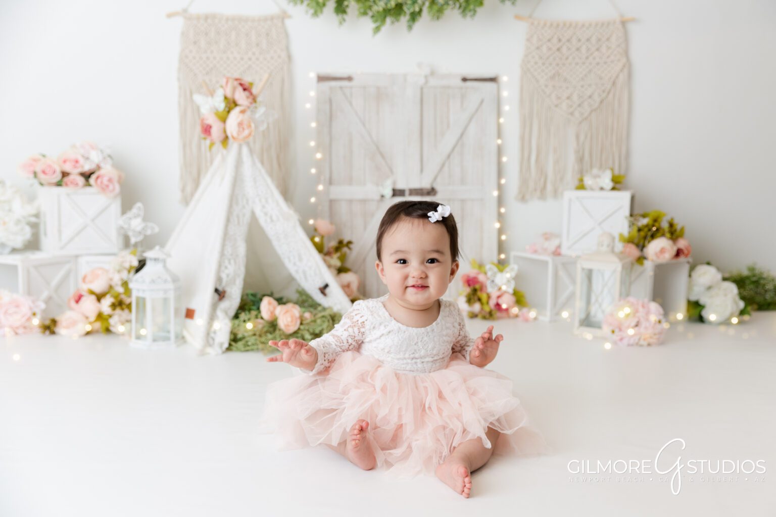 Rustic Boho Doors Cake Smash - Gilmore Studios | Orange County, CA ...